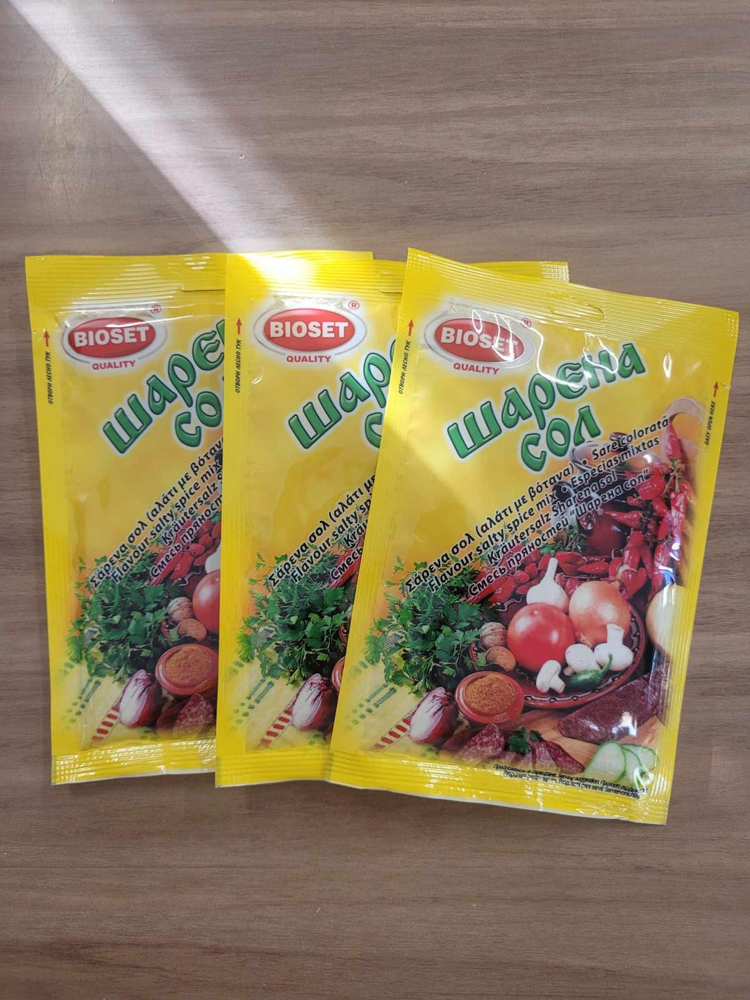 3 Pack X 40g Bulgarian Sharena Sol, Българска Шарена сол,flavour Salty ...