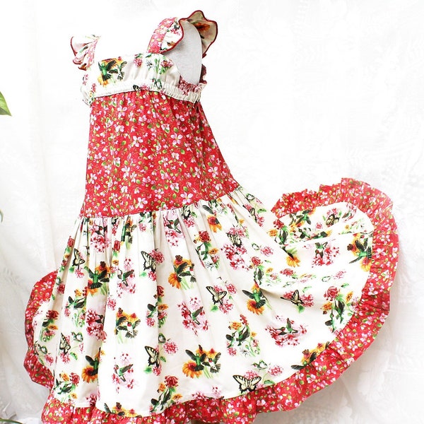 Hummingbird Dress - Etsy