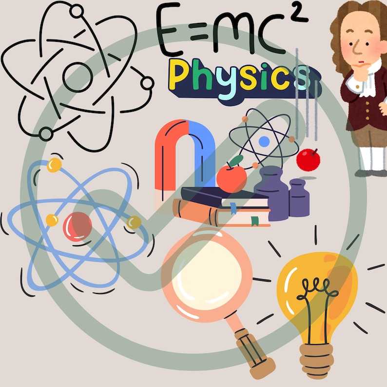 55 Physics PNG Clipart Bundle - High-quality Science Illustrations for ...