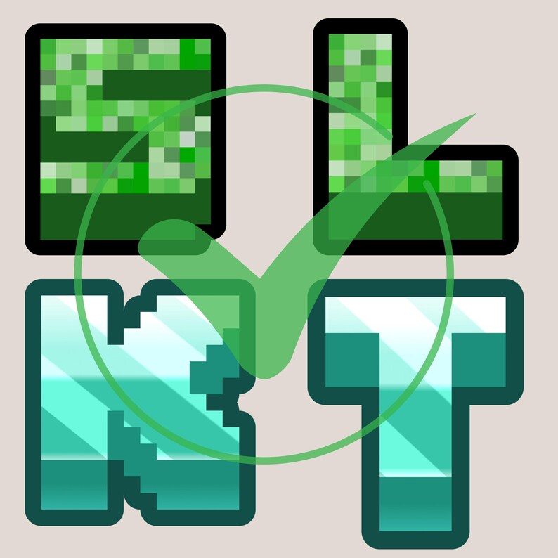 Minecraft Alphabet PNG – A-Z Block Letters for Scrapbooking, T-shirts ...