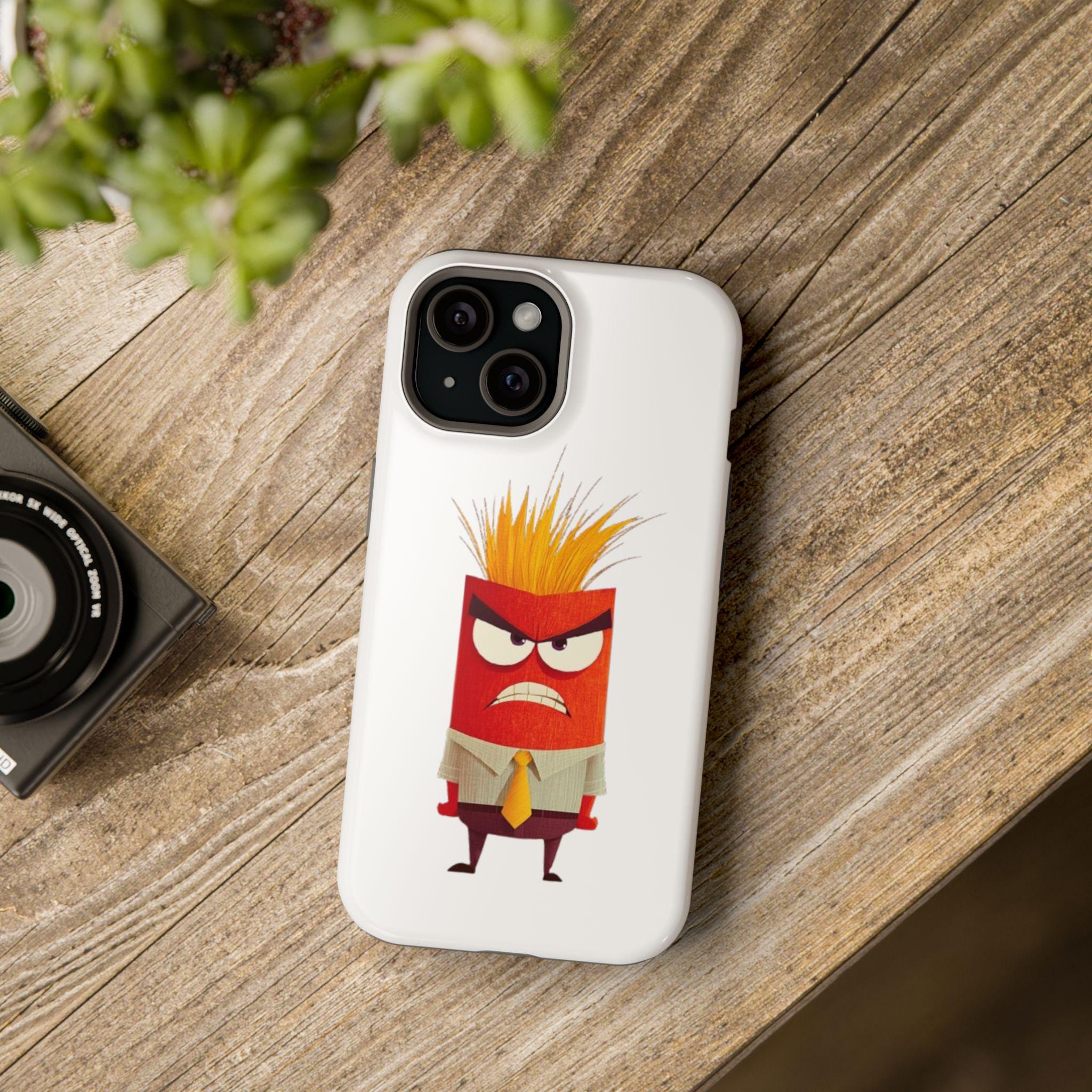 Funny Angry Red Character Digital Art – High-resolution Transparent PNG ...