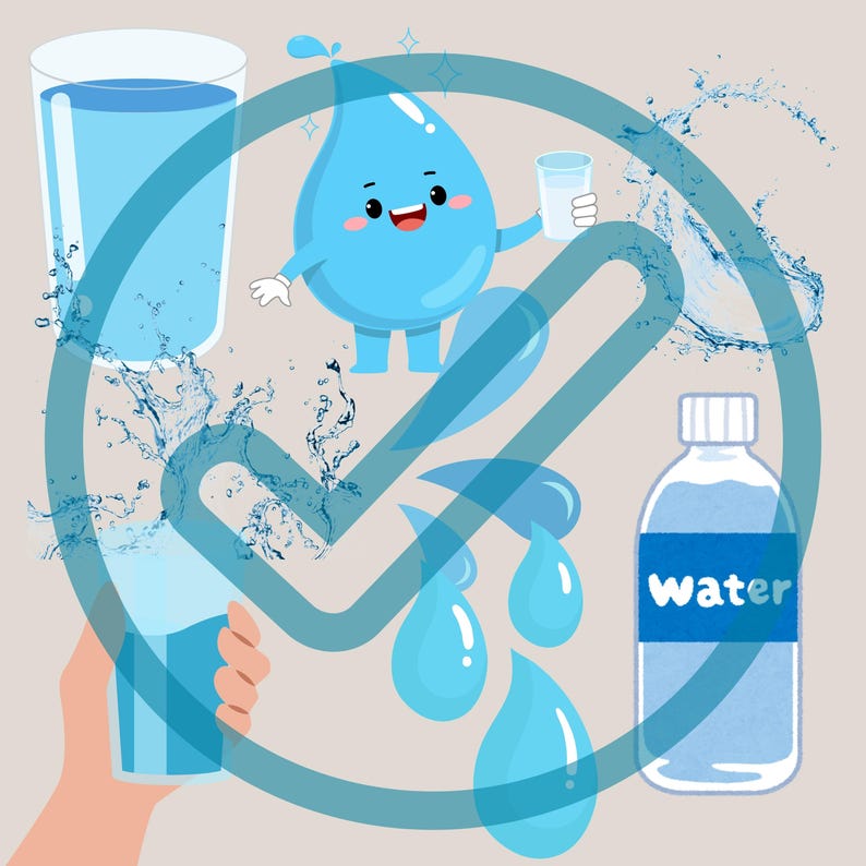 40 PNG Water Conservation Bundle HD Quality Water-themed Clipart for ...