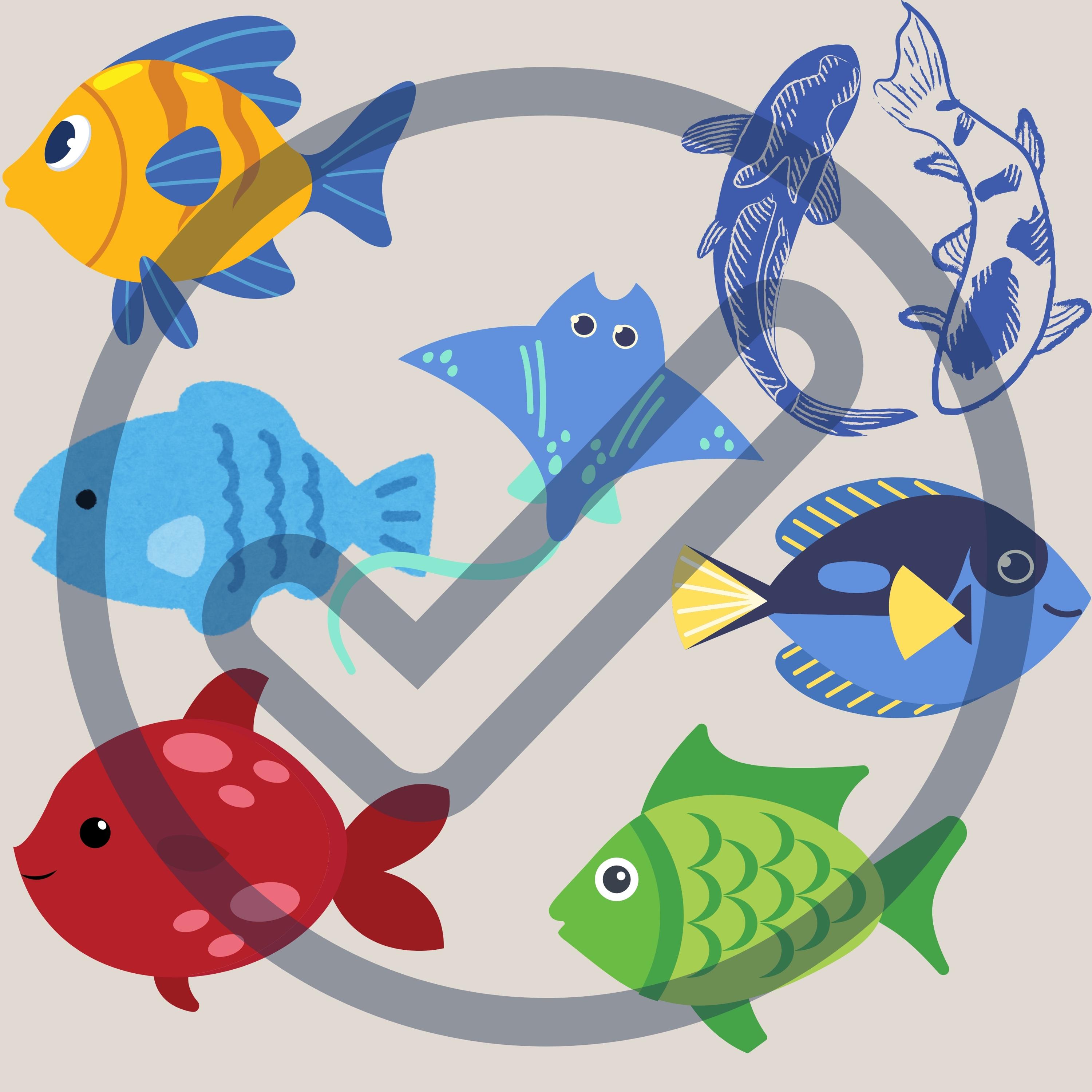 44 PNG Fish Clipart Bundle - High-resolution Sea Life Graphics for ...