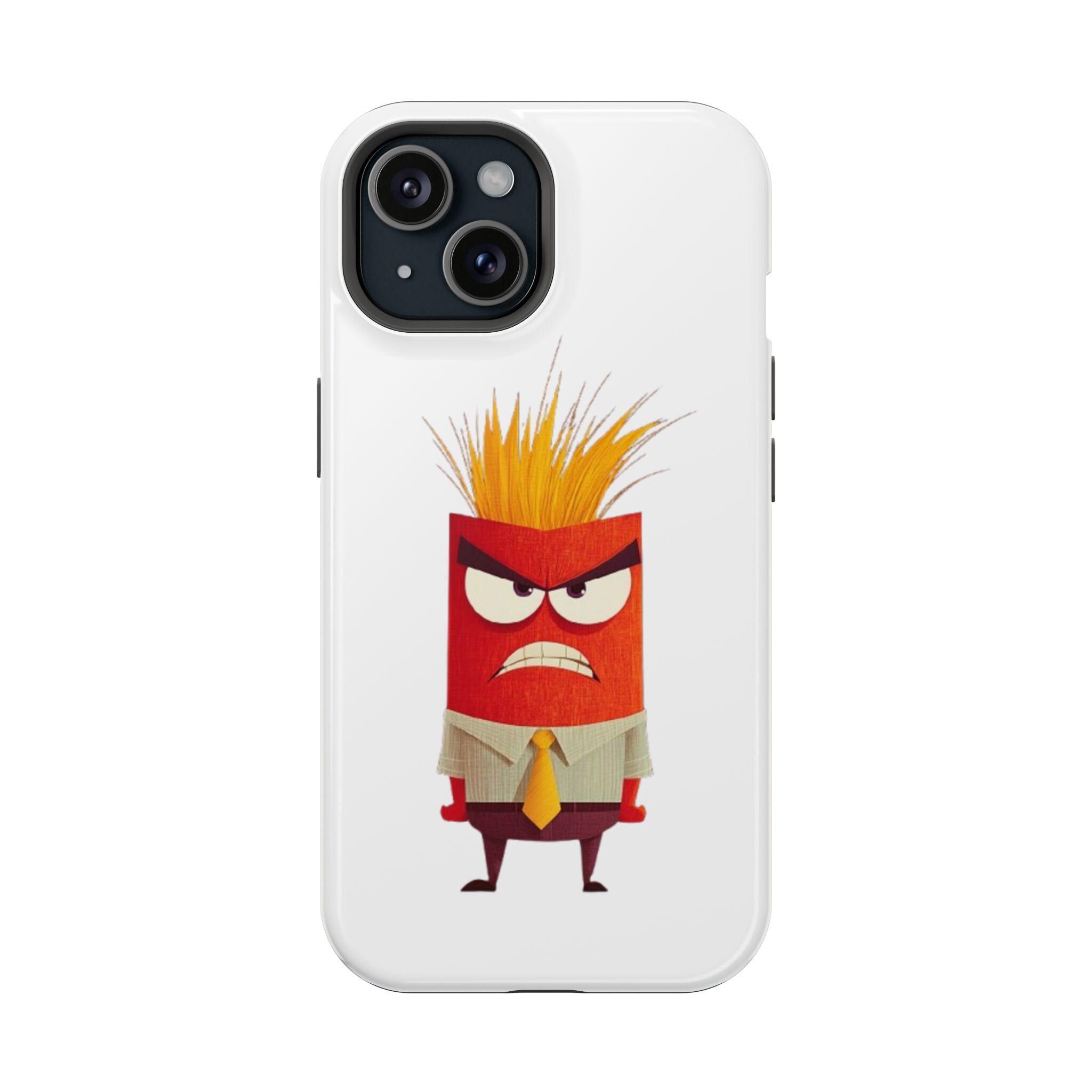 Funny Angry Red Character Digital Art – High-resolution Transparent PNG ...