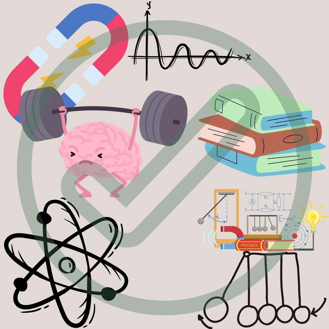 55 Physics PNG Clipart Bundle - High-quality Science Illustrations for ...