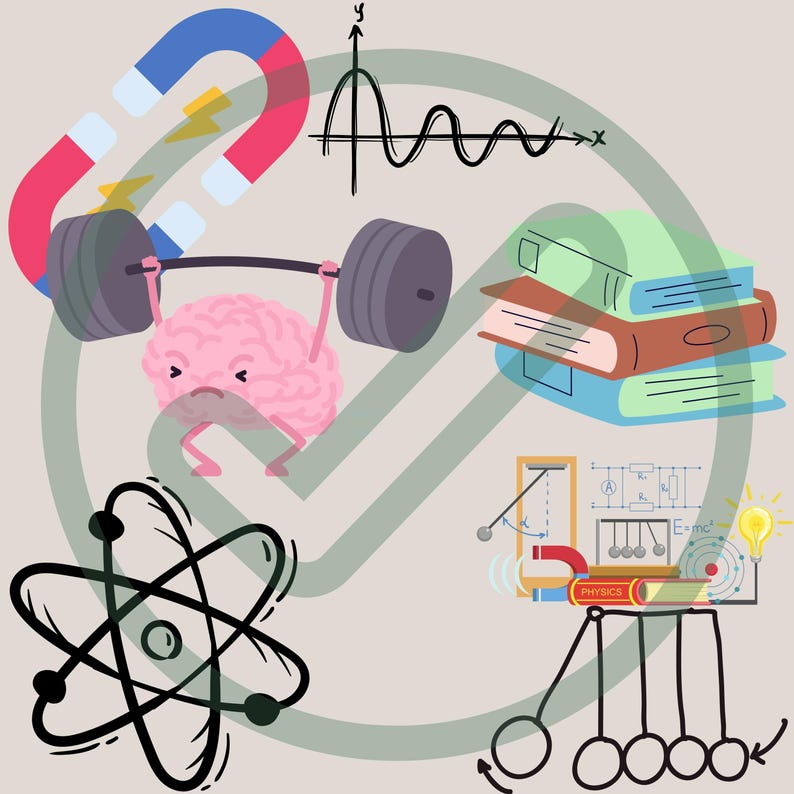 55 Physics PNG Clipart Bundle - High-quality Science Illustrations for ...