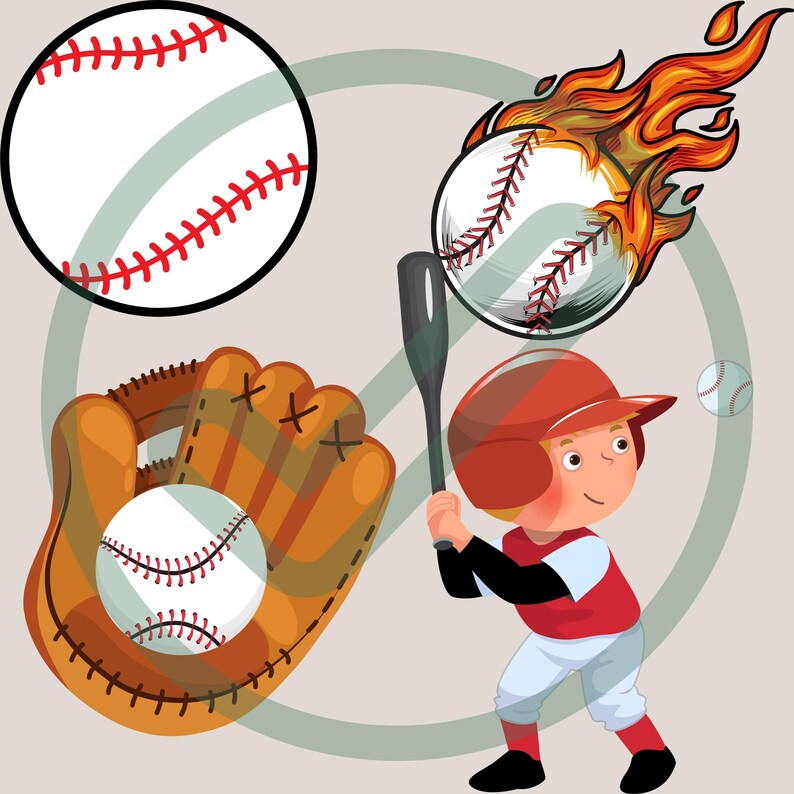 33 PNG Baseball Clipart Set Bundle – High-quality Graphics for T-shirts ...