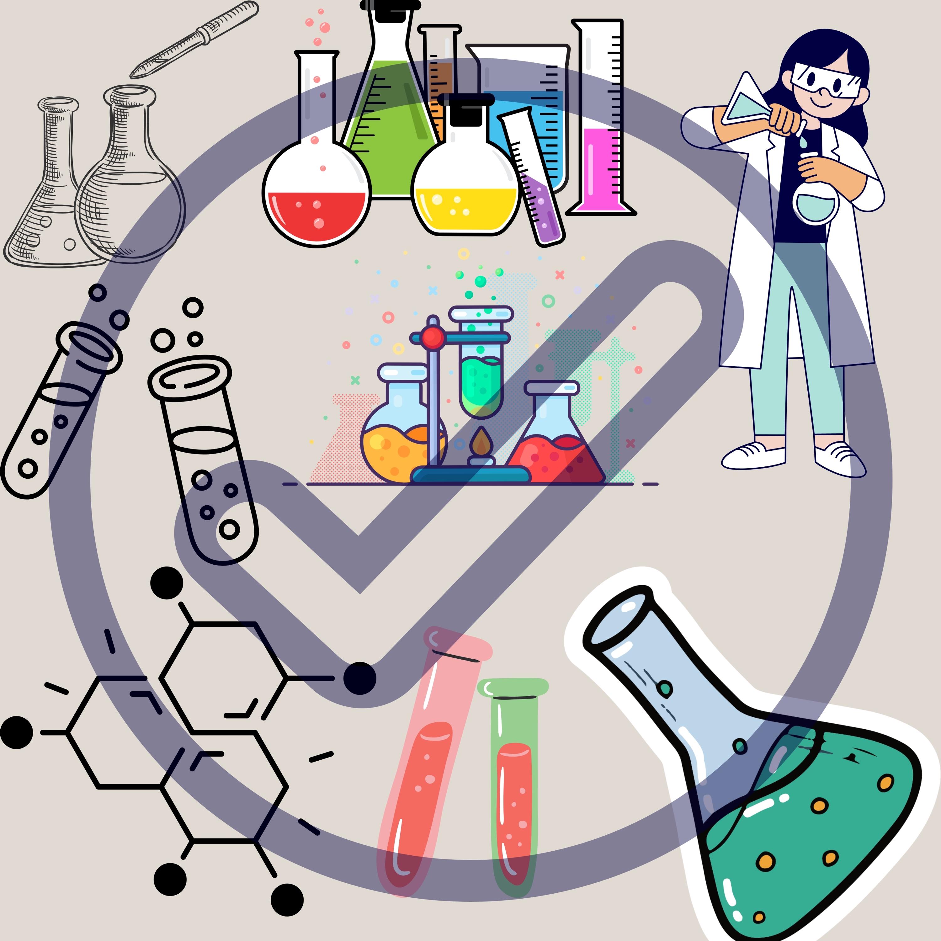 40 PNG HD Chemistry Clipart Bundle - High-quality Science Icons, Lab ...
