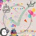 100+ Birthday PNG Clipart Bundle | Cute Balloons, Cakes, and Party ...