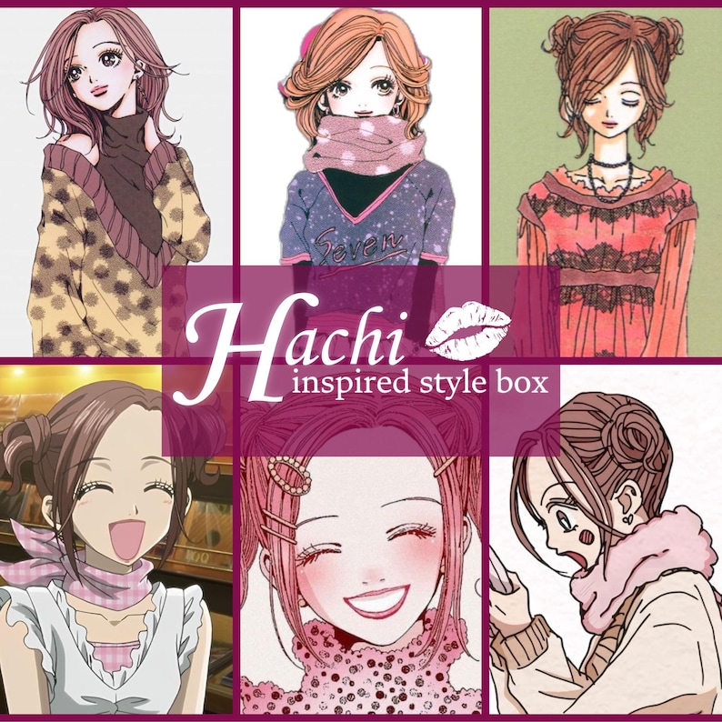 Hachi Nana Manga Inspired Thrifted Style Bundle || Personalized Fashion ...