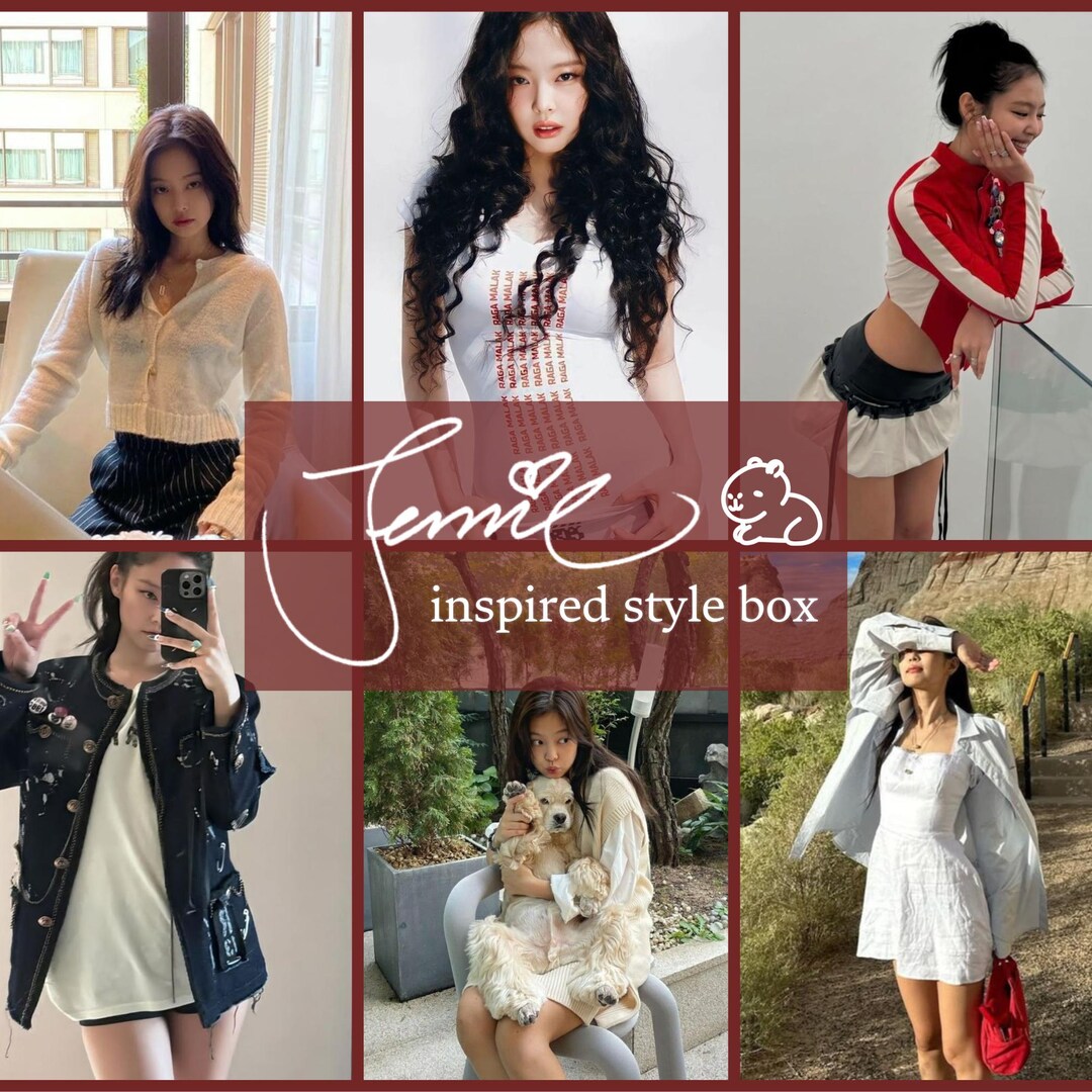 Jennie Kim Blackpink Inspired Thrifted Style Bundle || Personalized ...