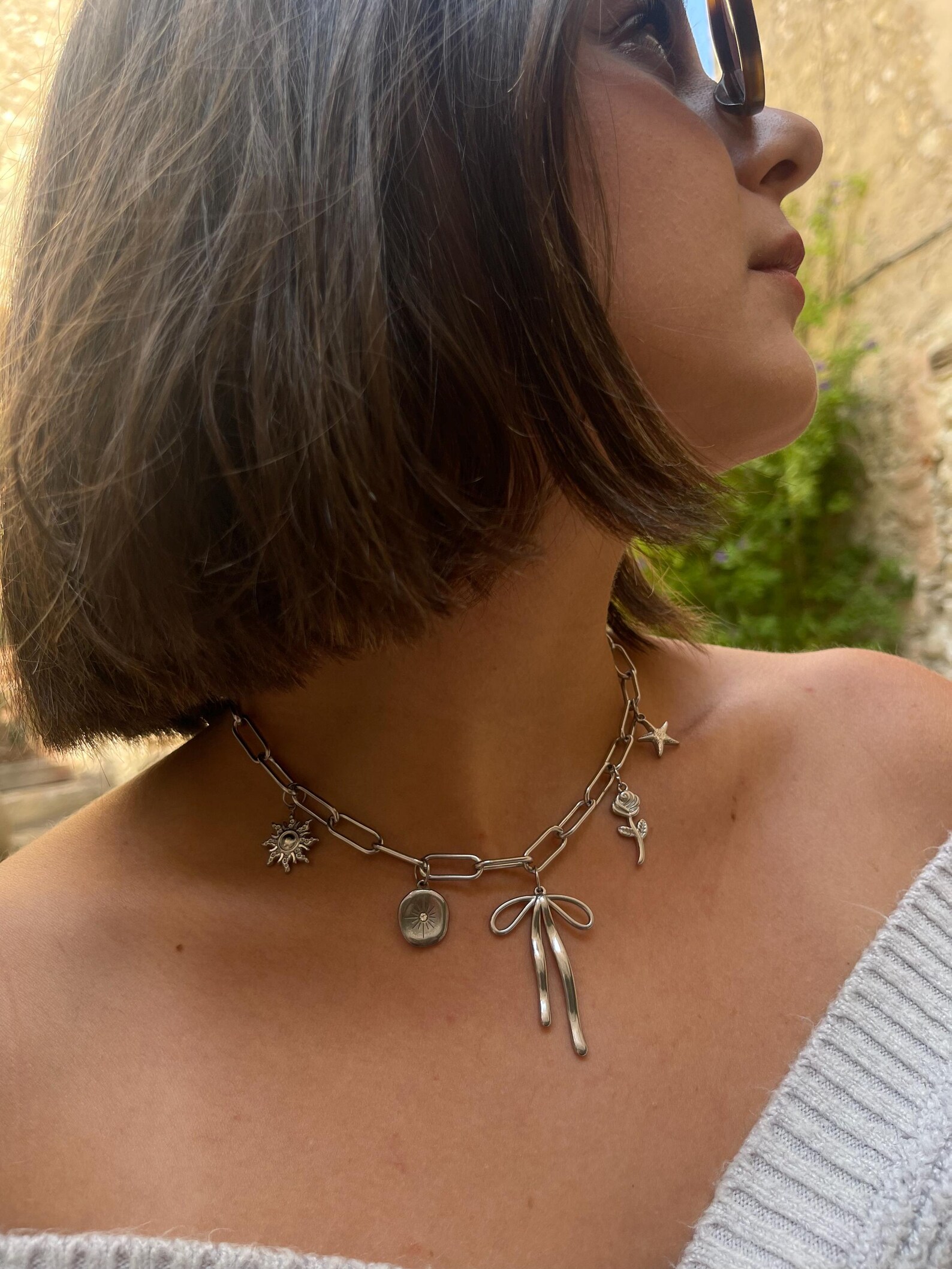 Collier personnalisable 6 à 8 charms - Etsy France