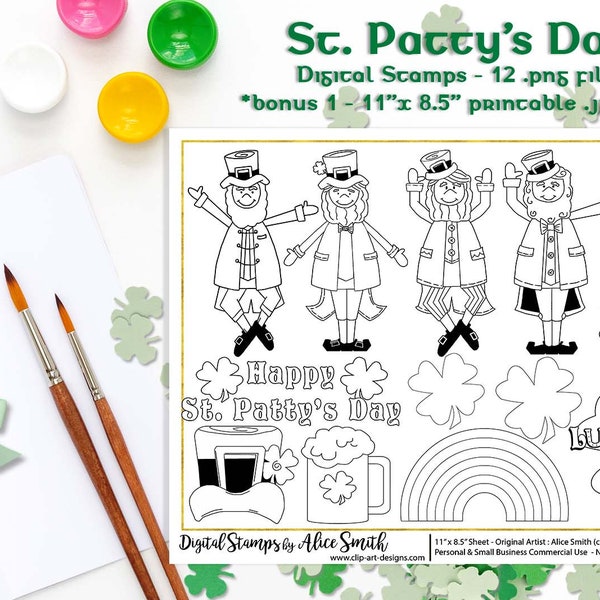 Shamrock Line Art - Etsy