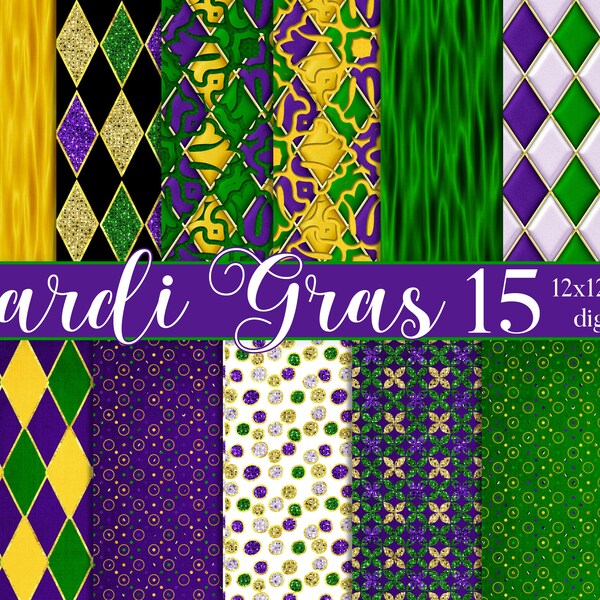 Mardi Gras Paper - Etsy