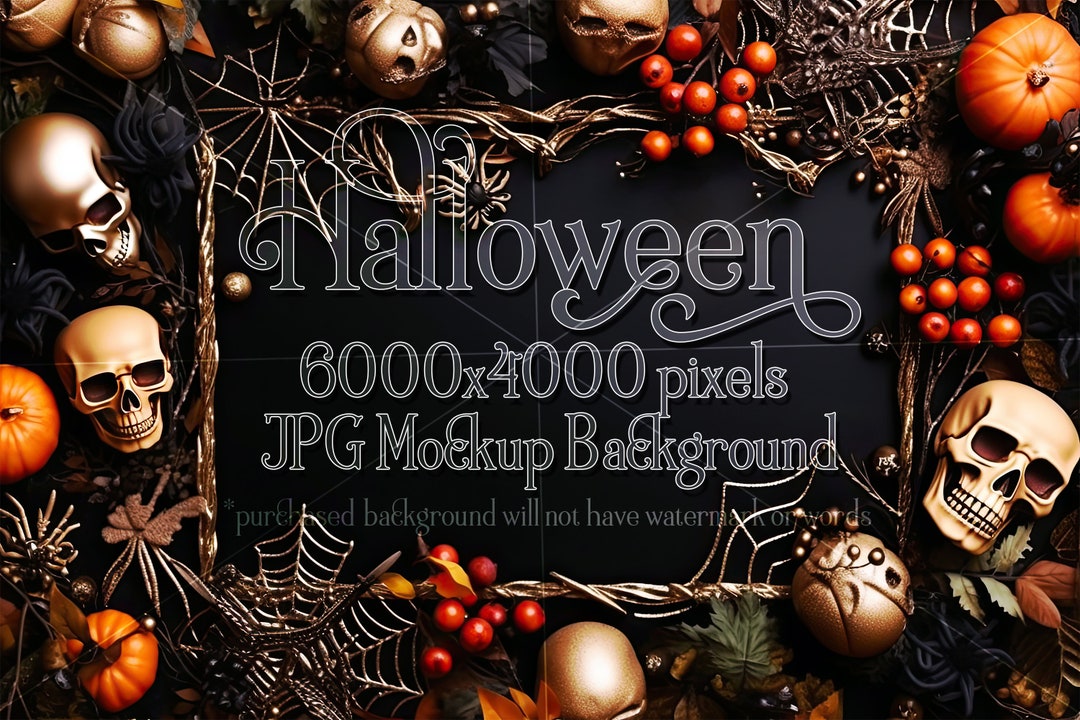Halloween Mockup Background Mockup Stock Photo Mockup Halloween Top ...