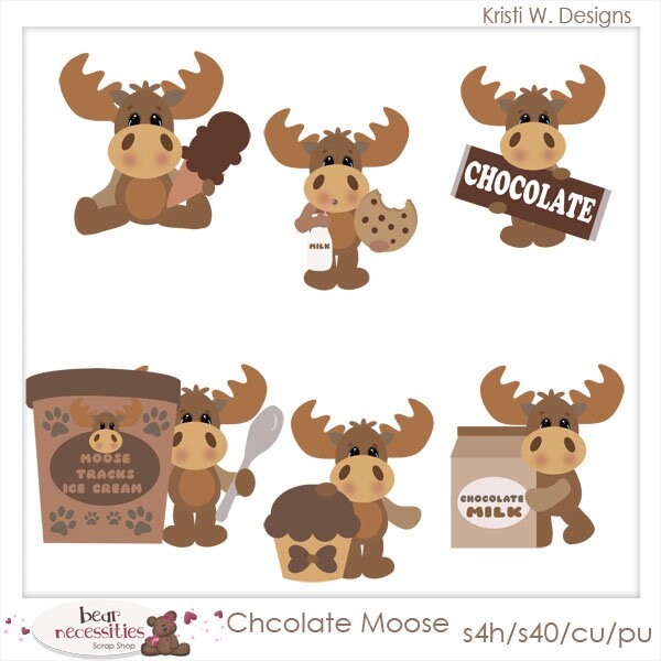 Chocolate Moose - Etsy