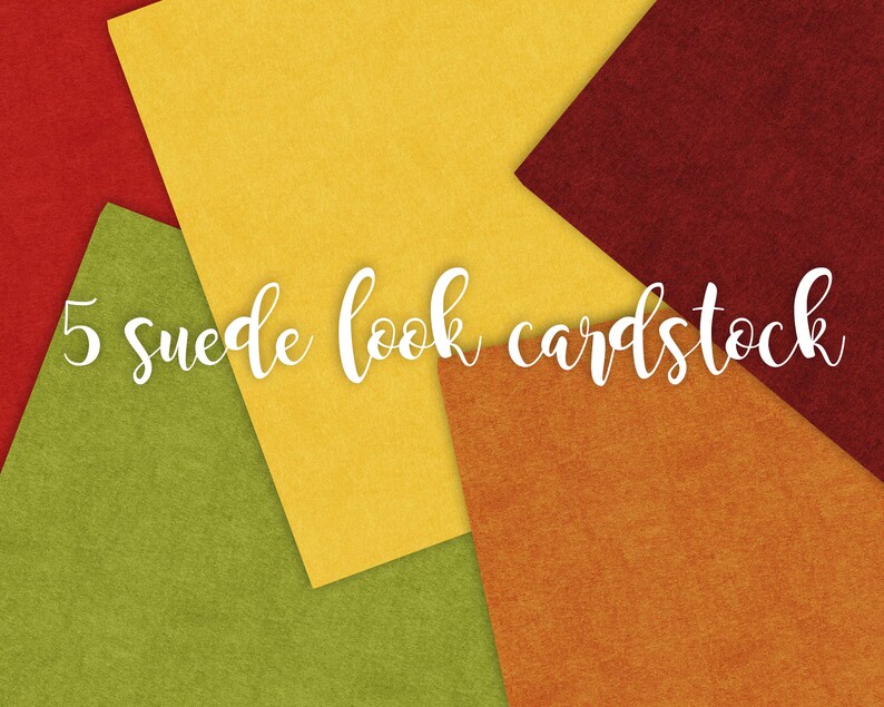 Fall Season Colors Plaid & Texture Cardstock Backgrounds - Etsy