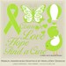 Commercial Use Clip Art Graphics | Lime Green Ribbon Awarenes ...