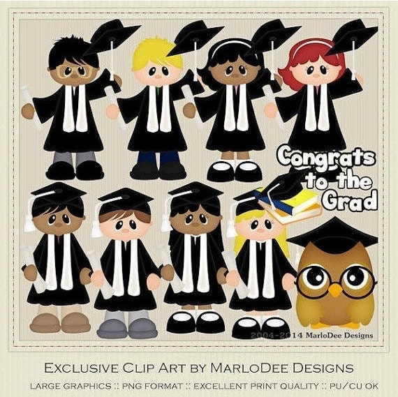 Commercial Use Clip Art Graphics I Did It Graduation - Etsy