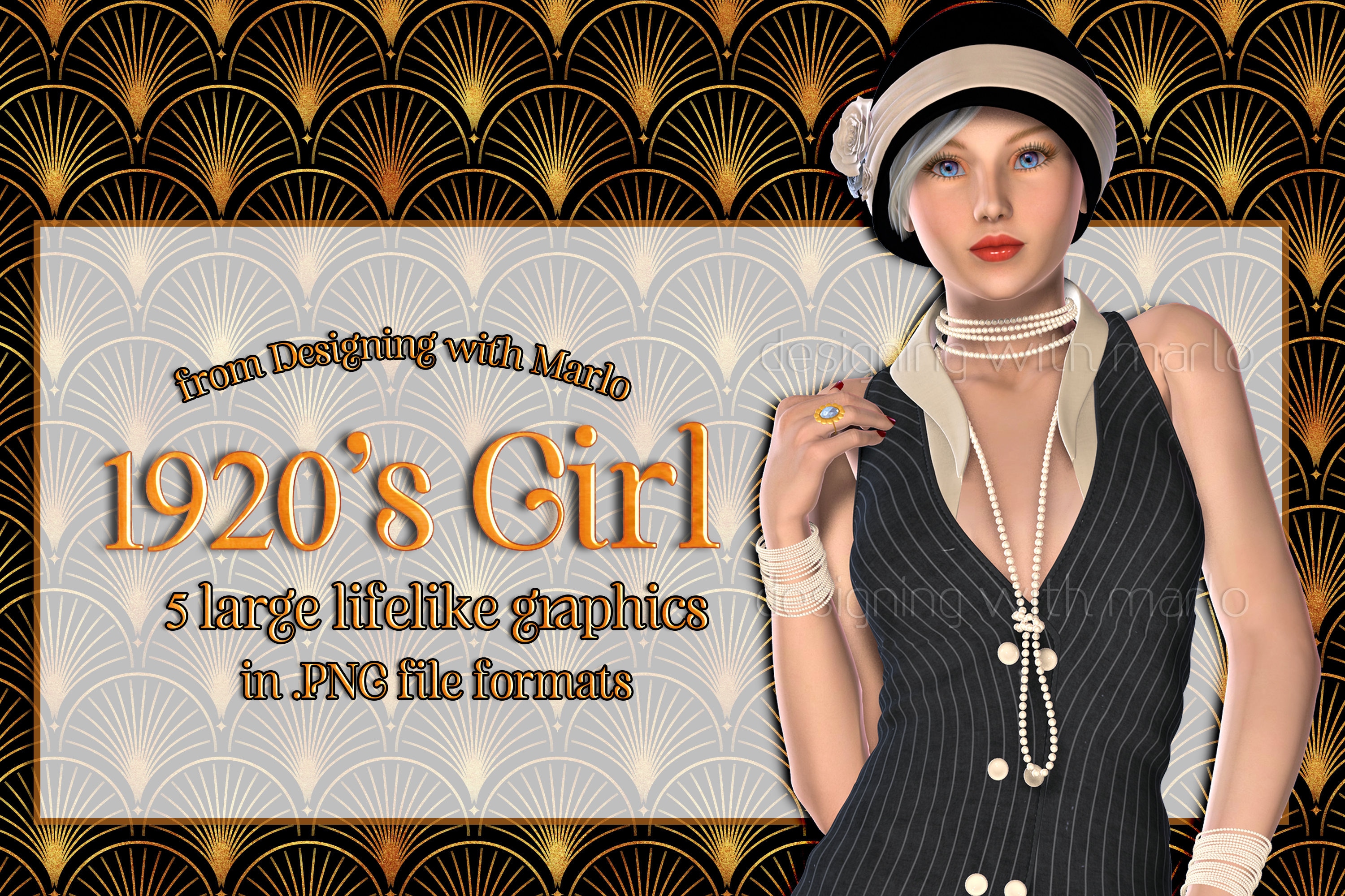 1920's Classy Lady Poser Tube PNG Graphics, Fantasy Poser Graphics ...