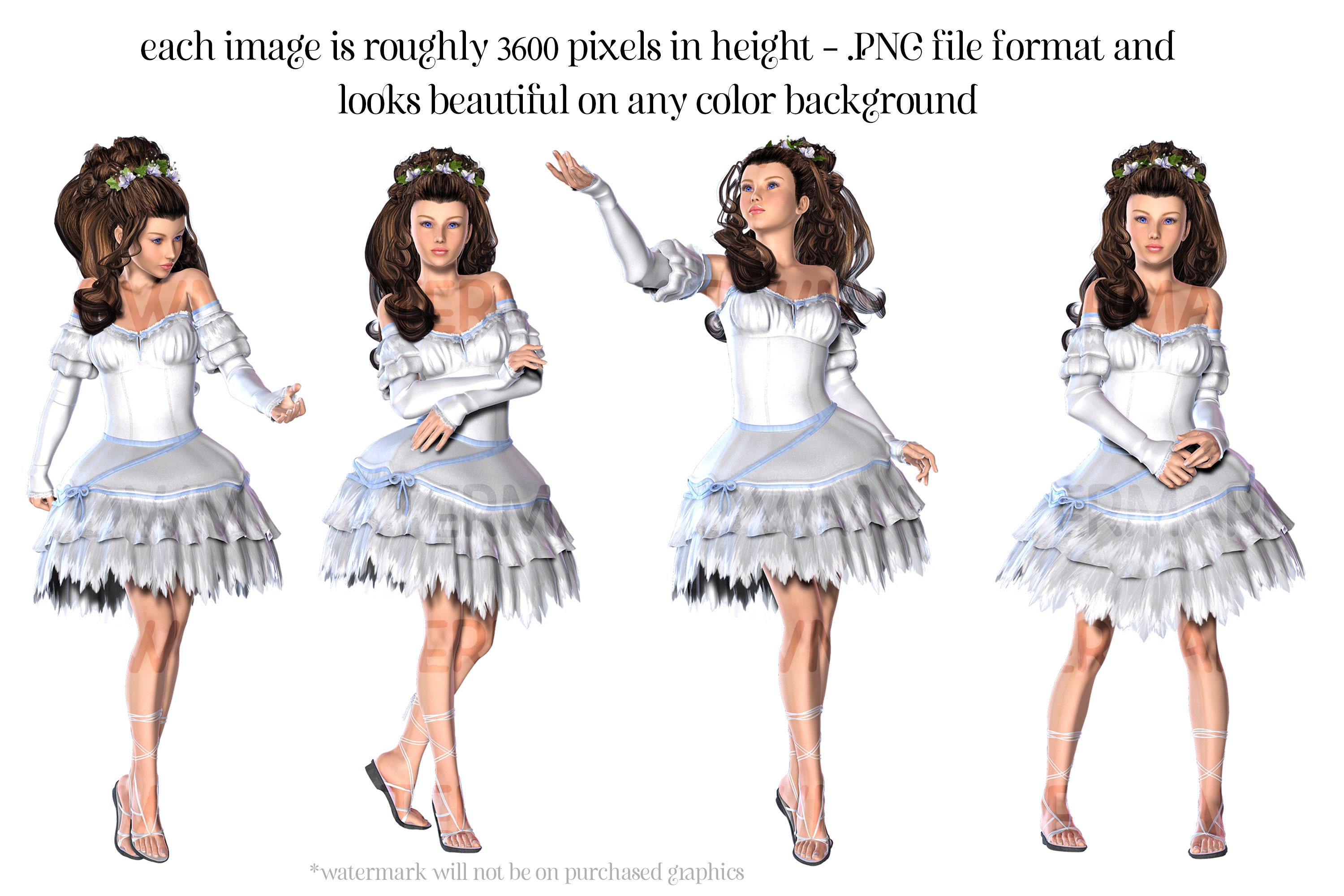 Cherry Blossom Girl Poser Tube PNG Graphics, Fantasy Poser Graphics ...