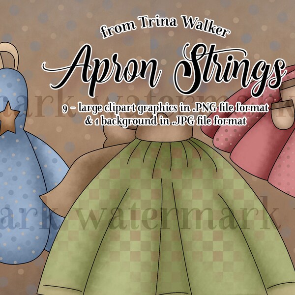 Apron Clipart - Etsy