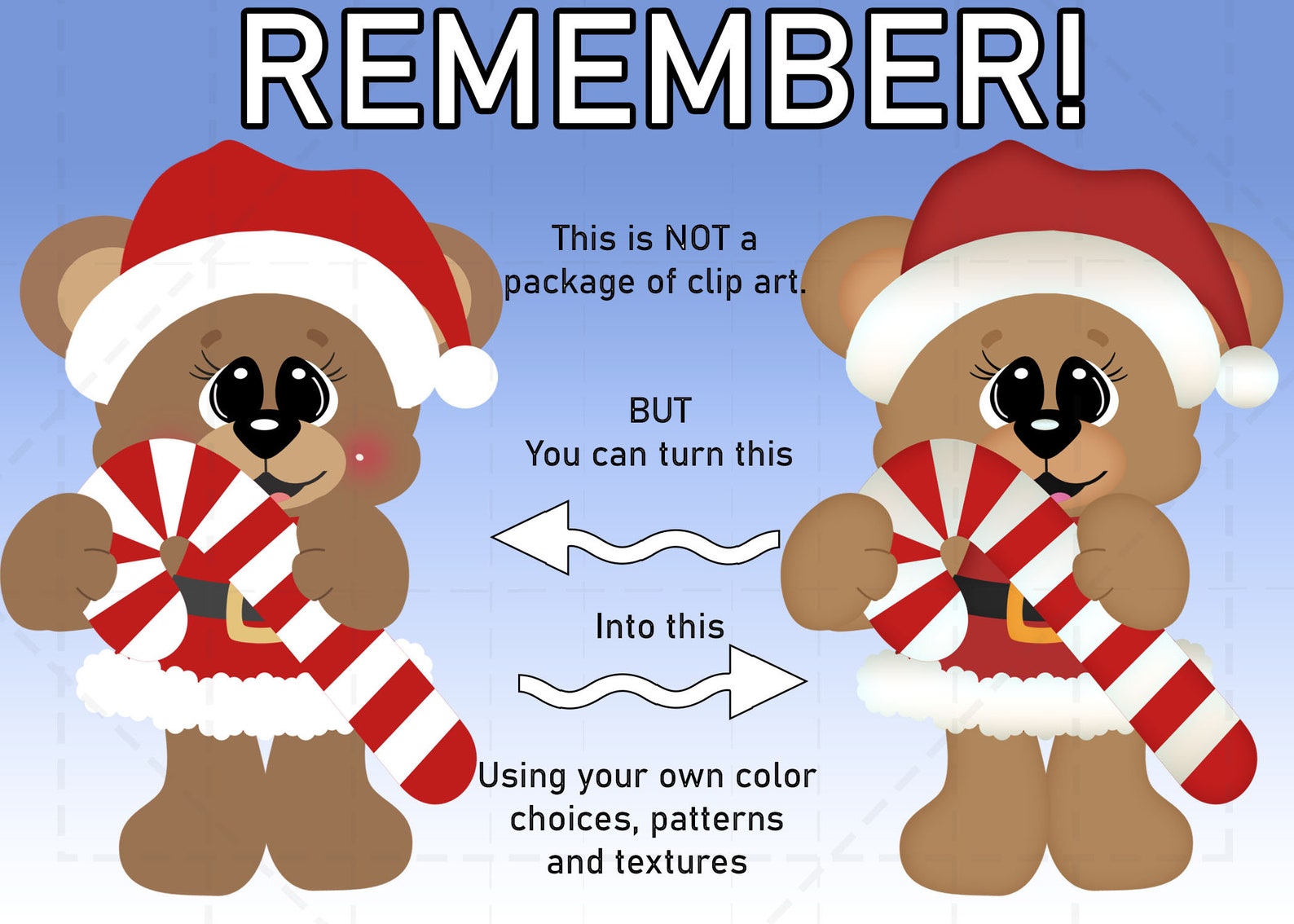 Calendar Teddy Bears Layered Templates by Kristi W Designs - Etsy