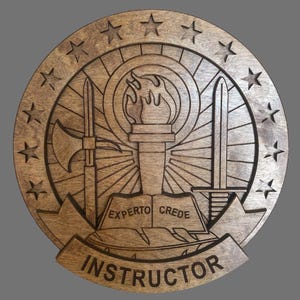 Layered Wooden U.S. Army Basic Instructor Badge (11.5"x11.25") - Etsy