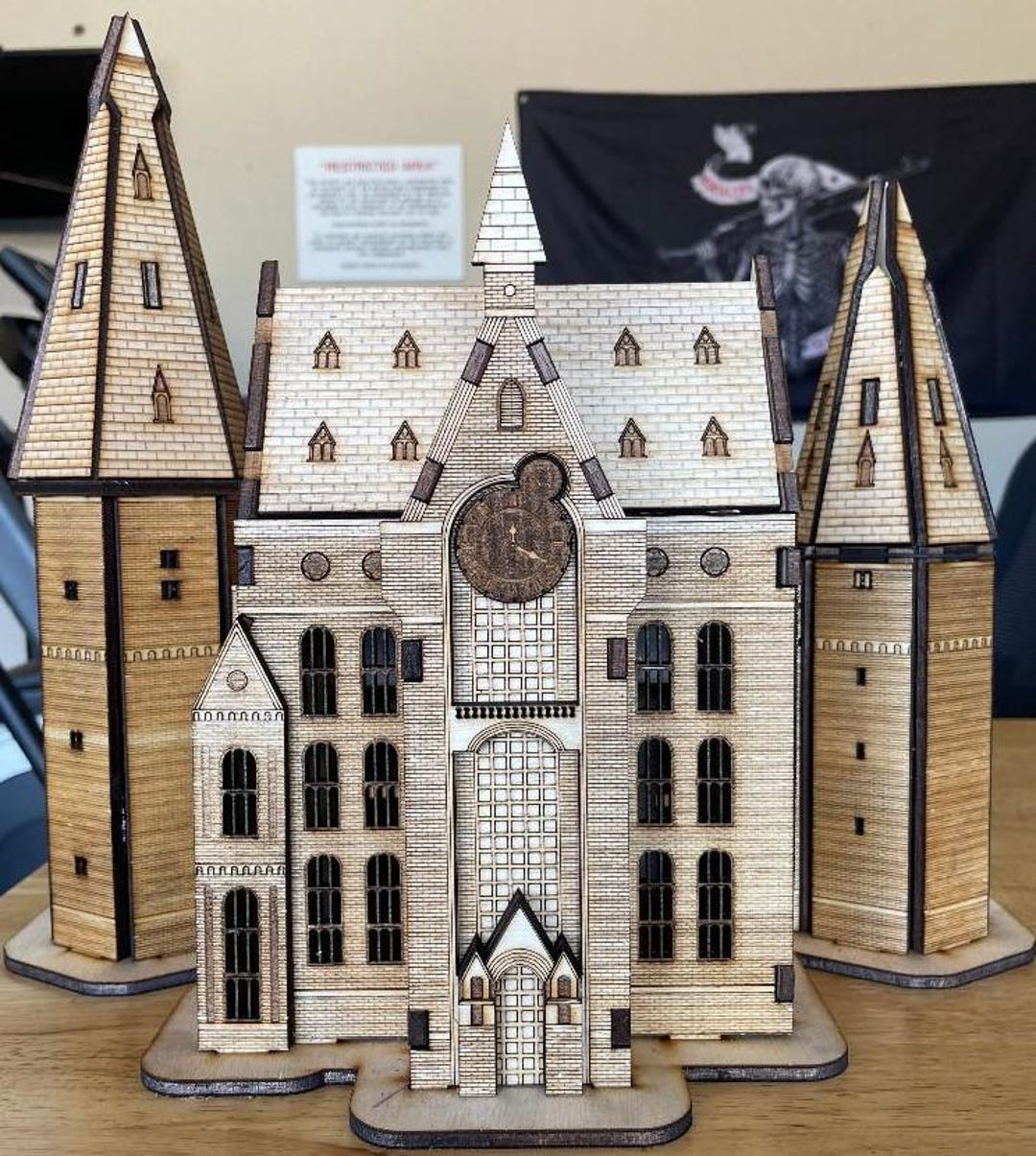 Wooden Model Clock Tower - Etsy