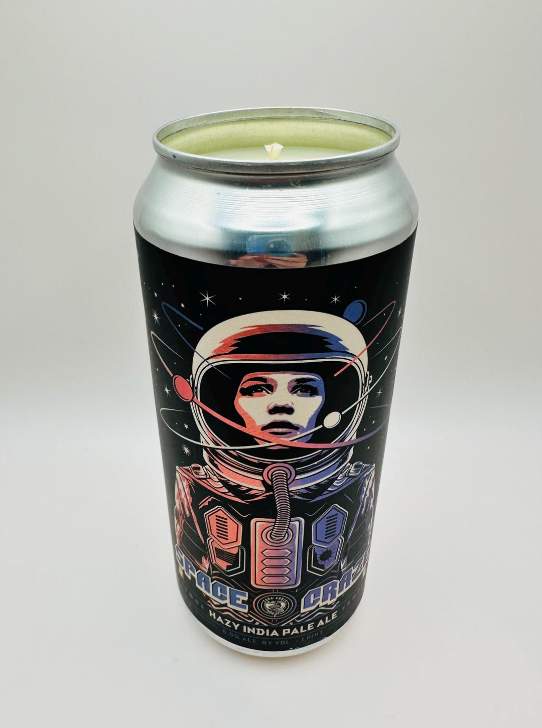 Candle Repurposed Space Craze Beer Can by Casa Agria Brewing Scent: Dry ...