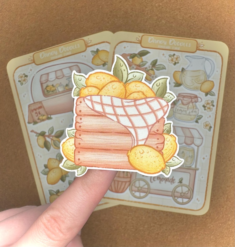Doodle Sheet : Lemonade Stand | Sticker Sheet, Journal Stickers, Summer ...