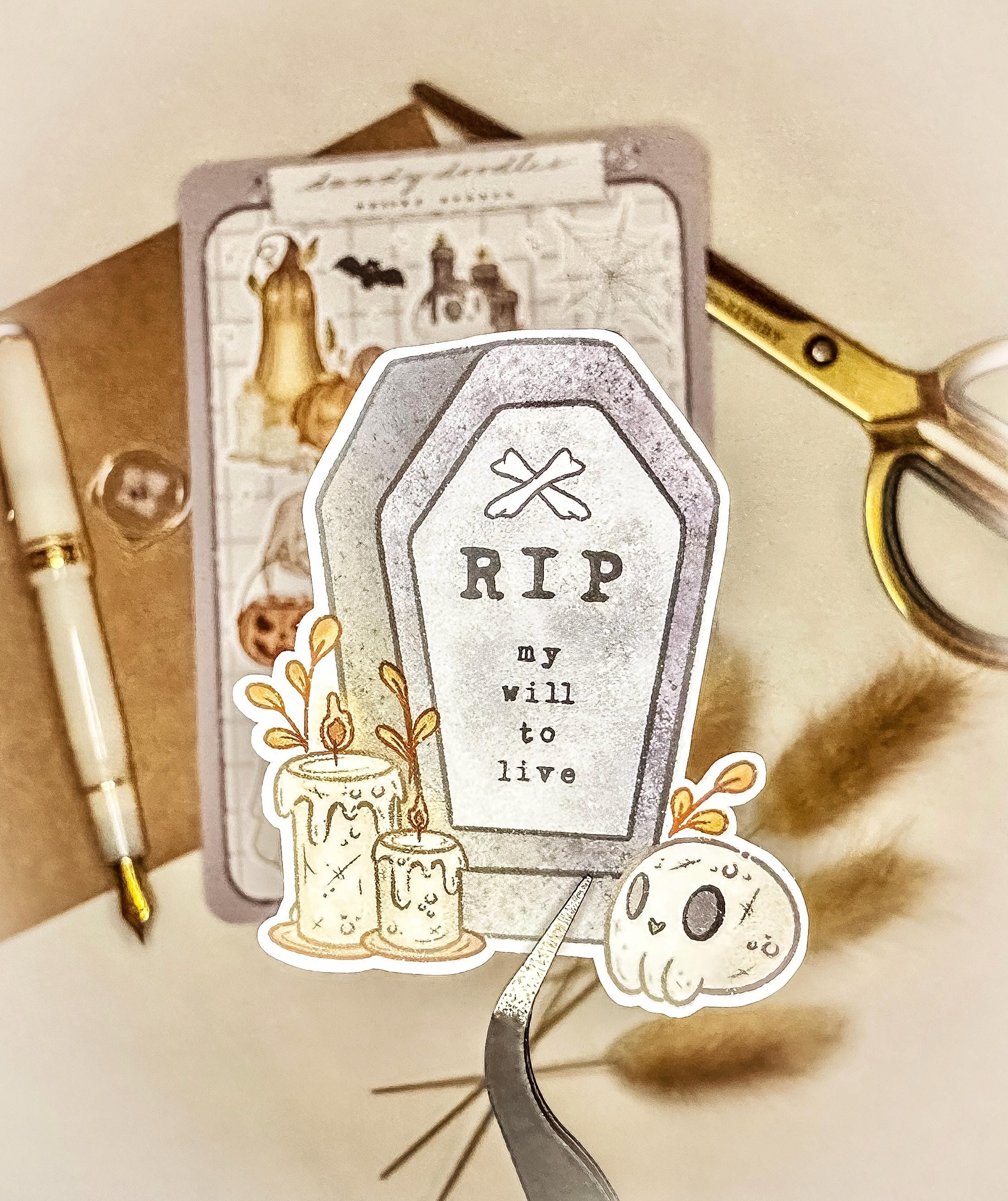 Doodle Sheets : Spooky Season ~ Planner Stickers - Etsy