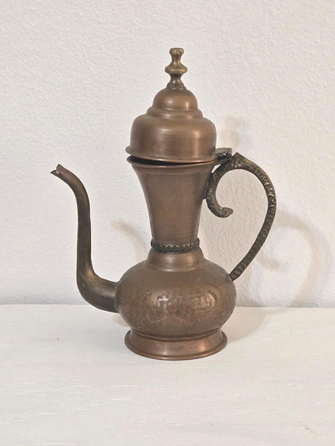 Vintage Copper Dallah Coffee Pot. - Etsy