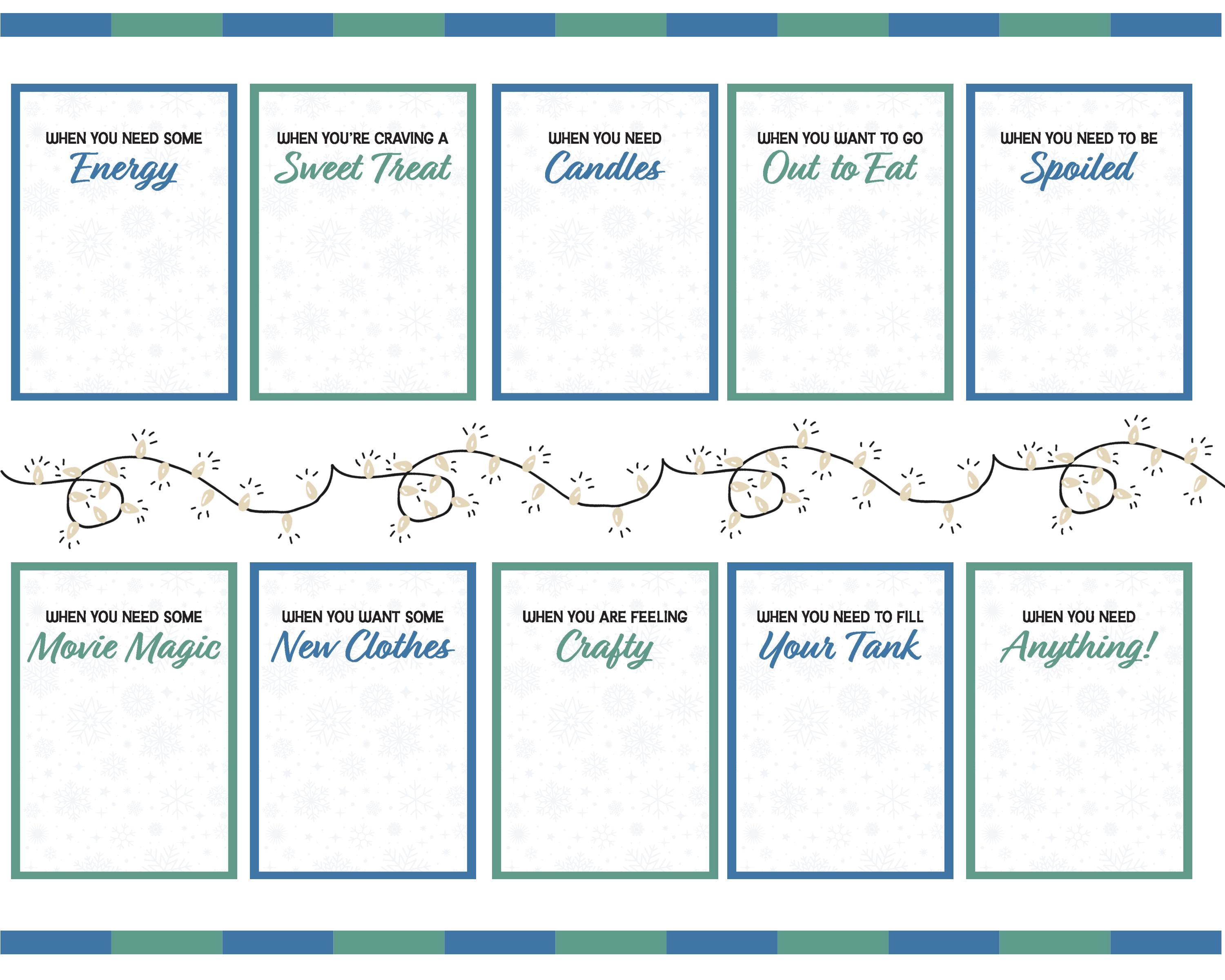 Happy Holidays Gift Card Book | Printable 5x7 Format | Any Holiday ...