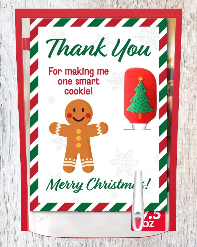 Printable Teacher Gift - “thanks for Making Me One Smart Cookie ...
