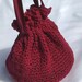 Reticule Victorian Regency Crochet Drawstring Handbag - Etsy