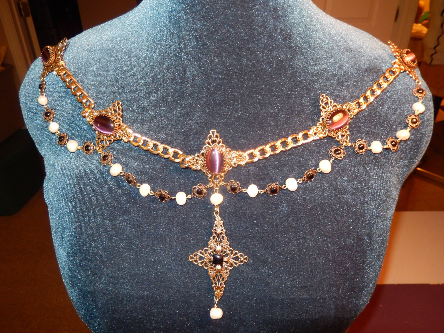 Renaissance Chain of Office With Cross Pendant - Etsy
