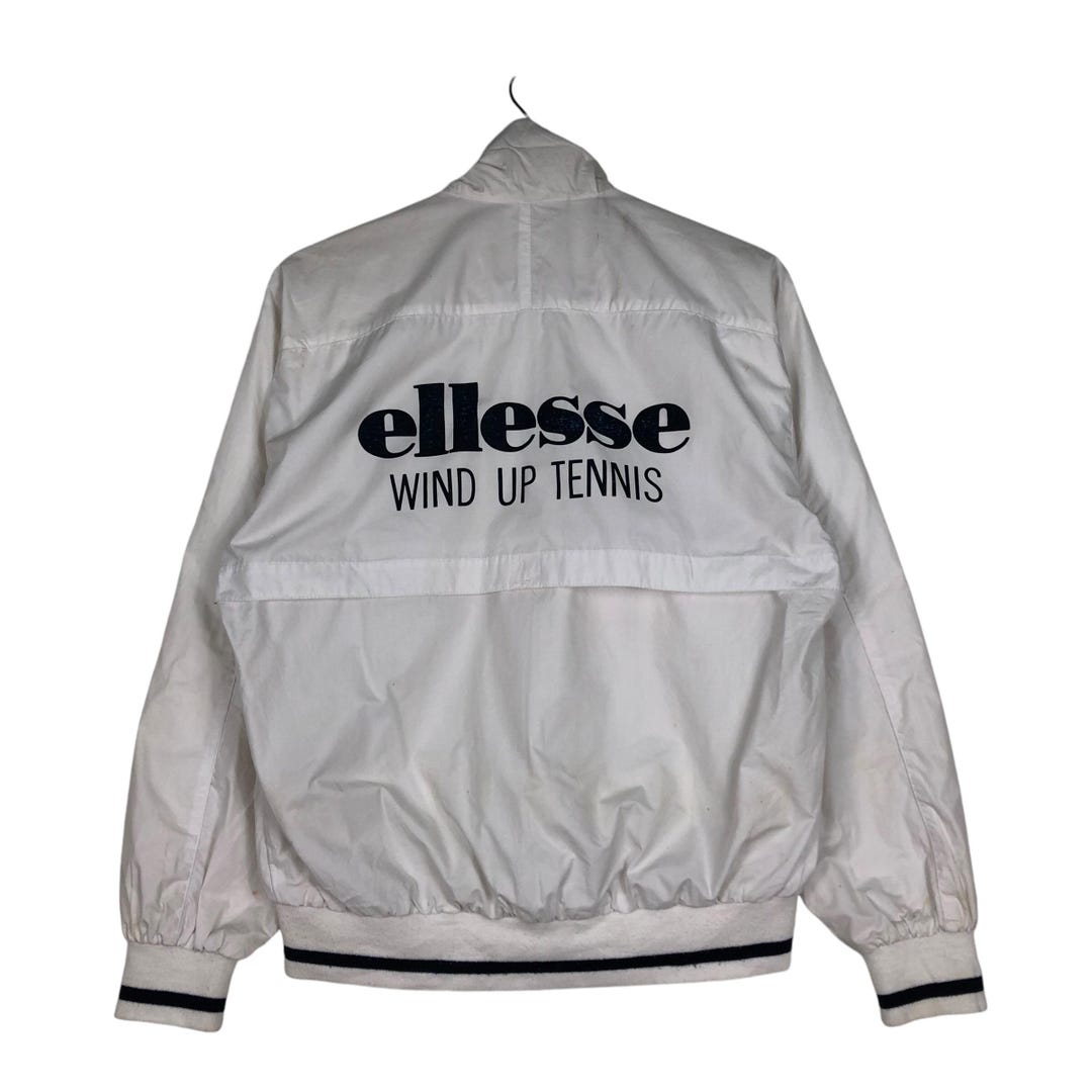 Vintage Bomber Jacket Ellesse Wind up Tennis Big Logo - Etsy