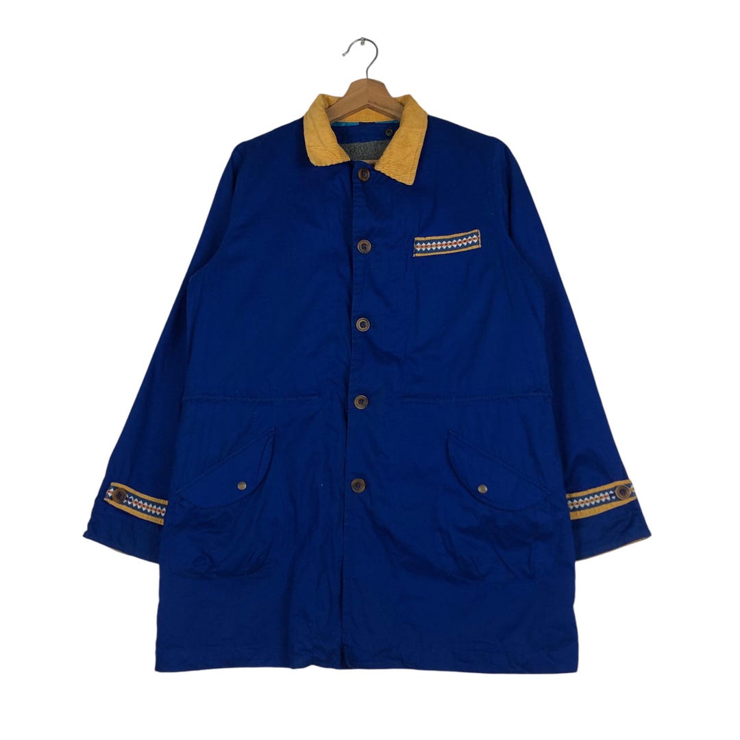 PICK!!! Vintage Chore Work Jacket Duck Canvas Titicaca Big Pocket - Etsy