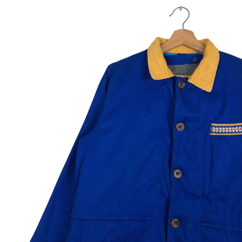 PICK!!! Vintage Chore Work Jacket Duck Canvas Titicaca Big Pocket - Etsy