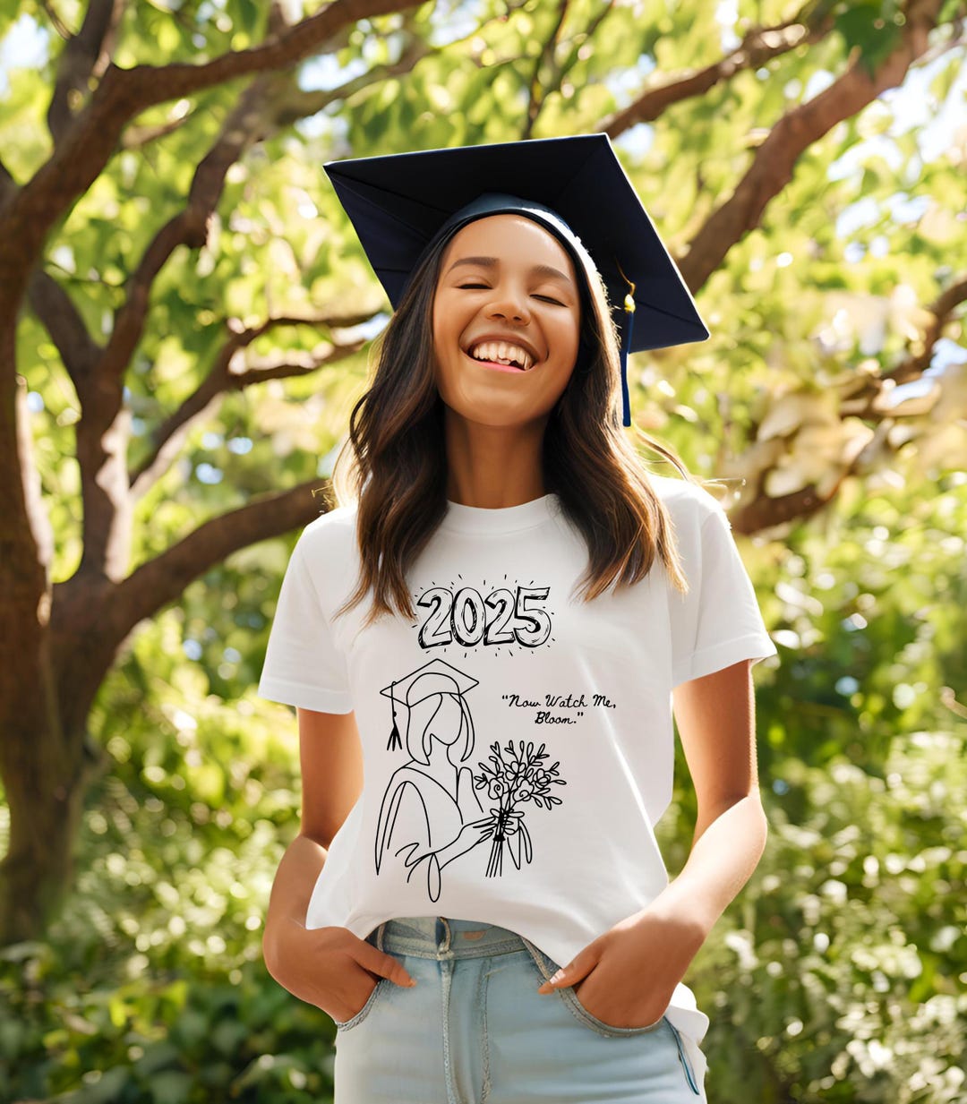 Future in Bloom Tee 2025 Grad Tee - Etsy