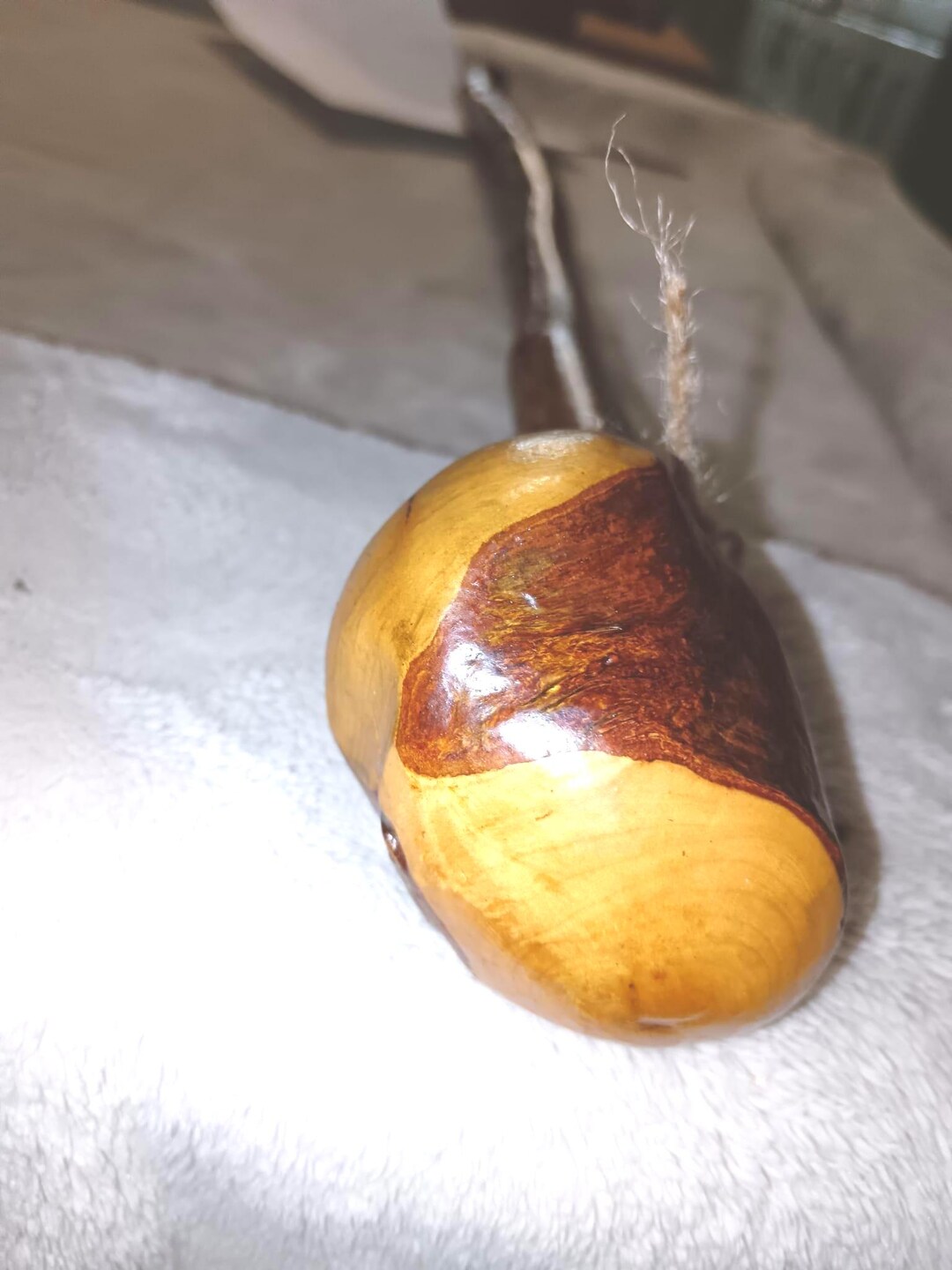 Handcrafted Irish Hazel Walking Stick, One Piece Knob Stick, 35.5 ...