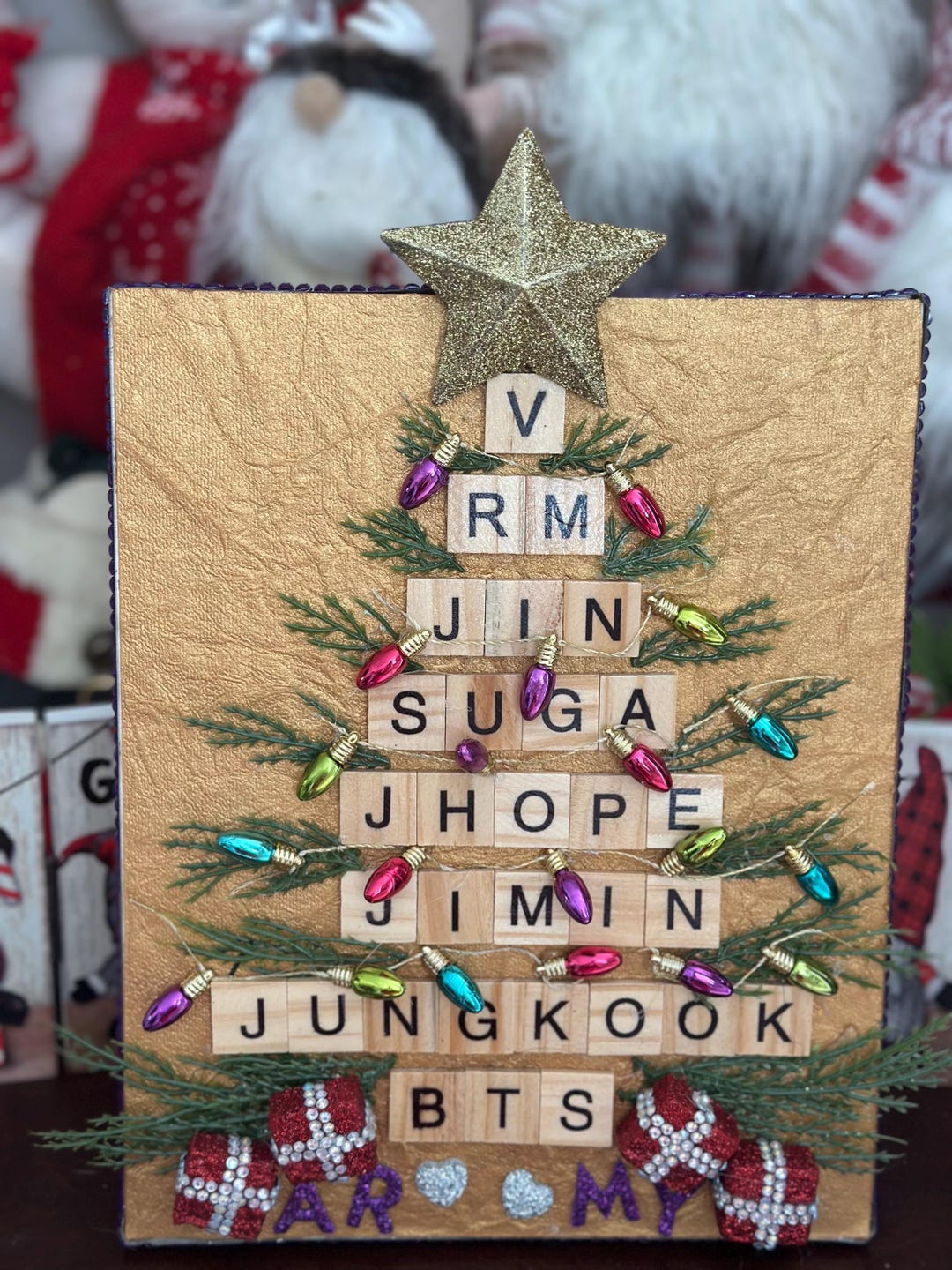 BTS Tree of Names for Wall, Door or Table Deco - Etsy