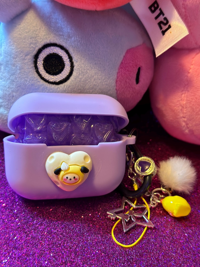 CASES, BT21 Air Pod Pro Member Inspired Cases With Charms for Army - Etsy