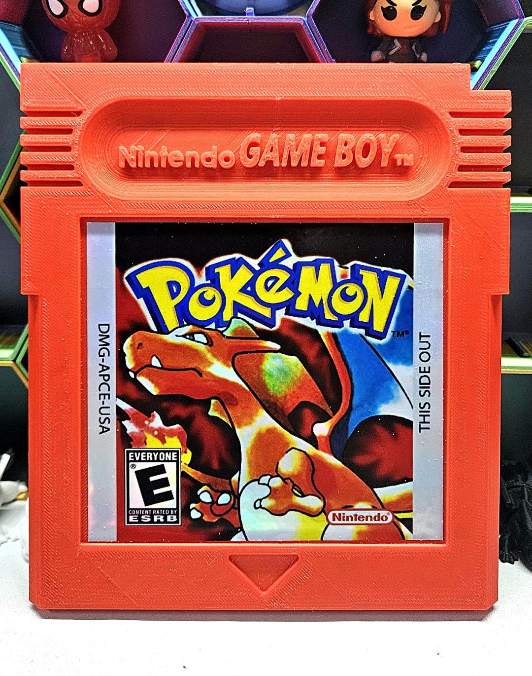 Giant Pokemon Red Gameboy Cartridge Charizard Perfect for Any Retro Gamers Game Room Wall ...