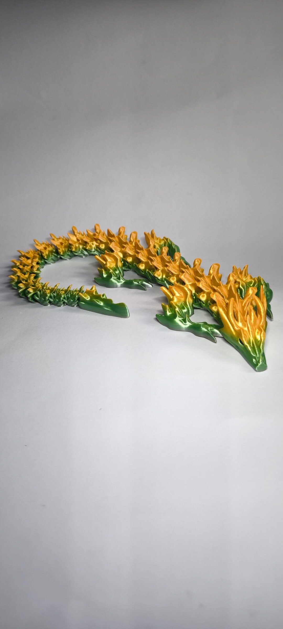 3D Printed Fidget Bone Dragon - Etsy
