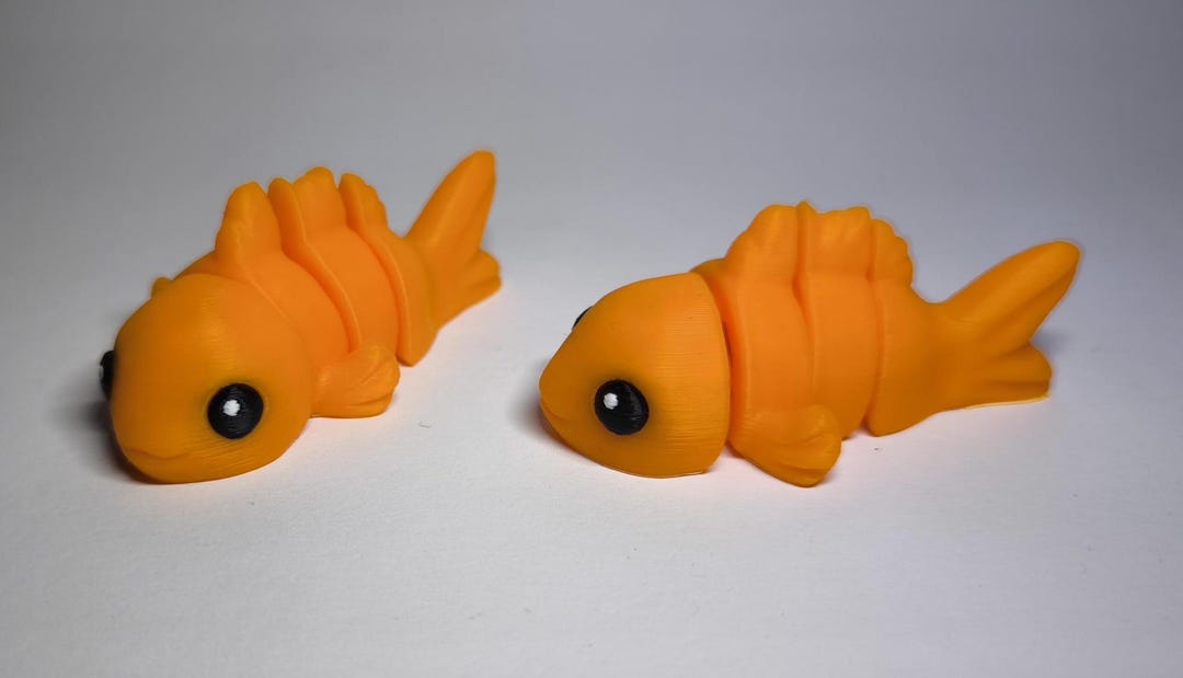 3D Printed Fidget Goldfish - Etsy