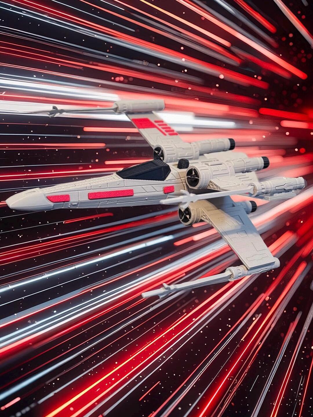 3D Printed X-wing Fighter Model Star Wars Rebel Alliance Collectible ...