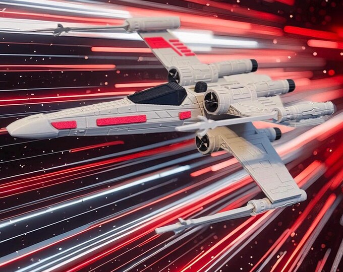 3D Printed X-wing Fighter Model | Star Wars Rebel Alliance Collectible ...