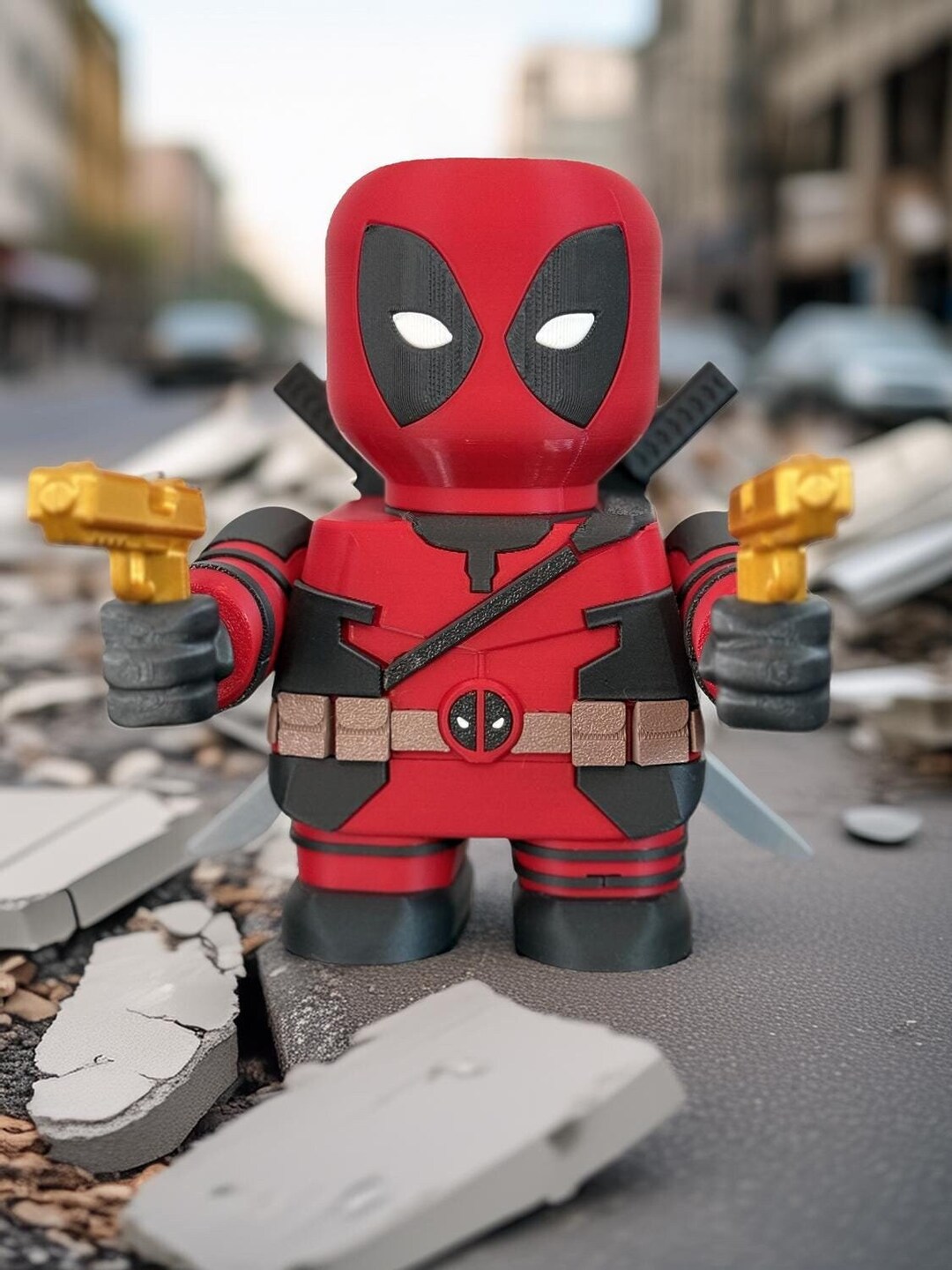 3D Printed Deadpool Inspired Figure | Chunkpool Chunkable | Includes ...